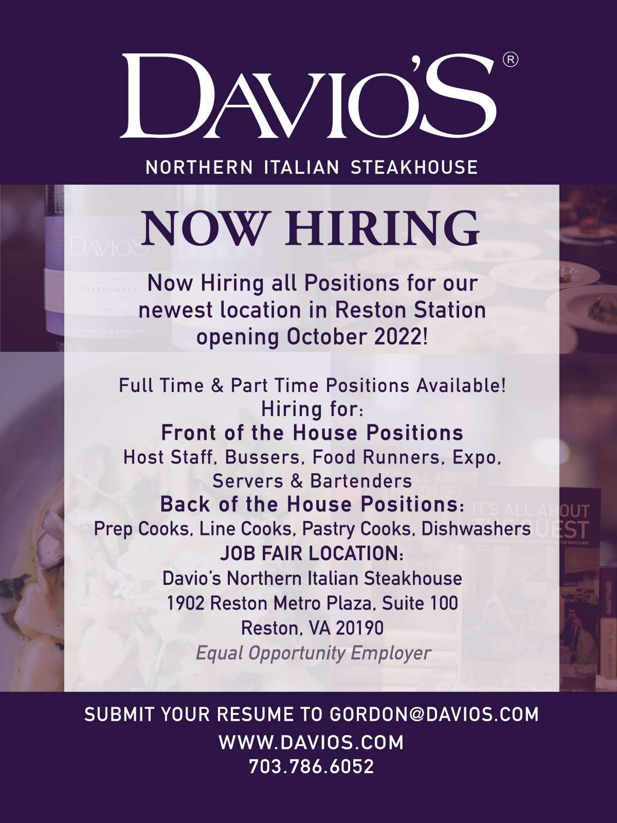 Job Fair Davio s Job Fair Davio s